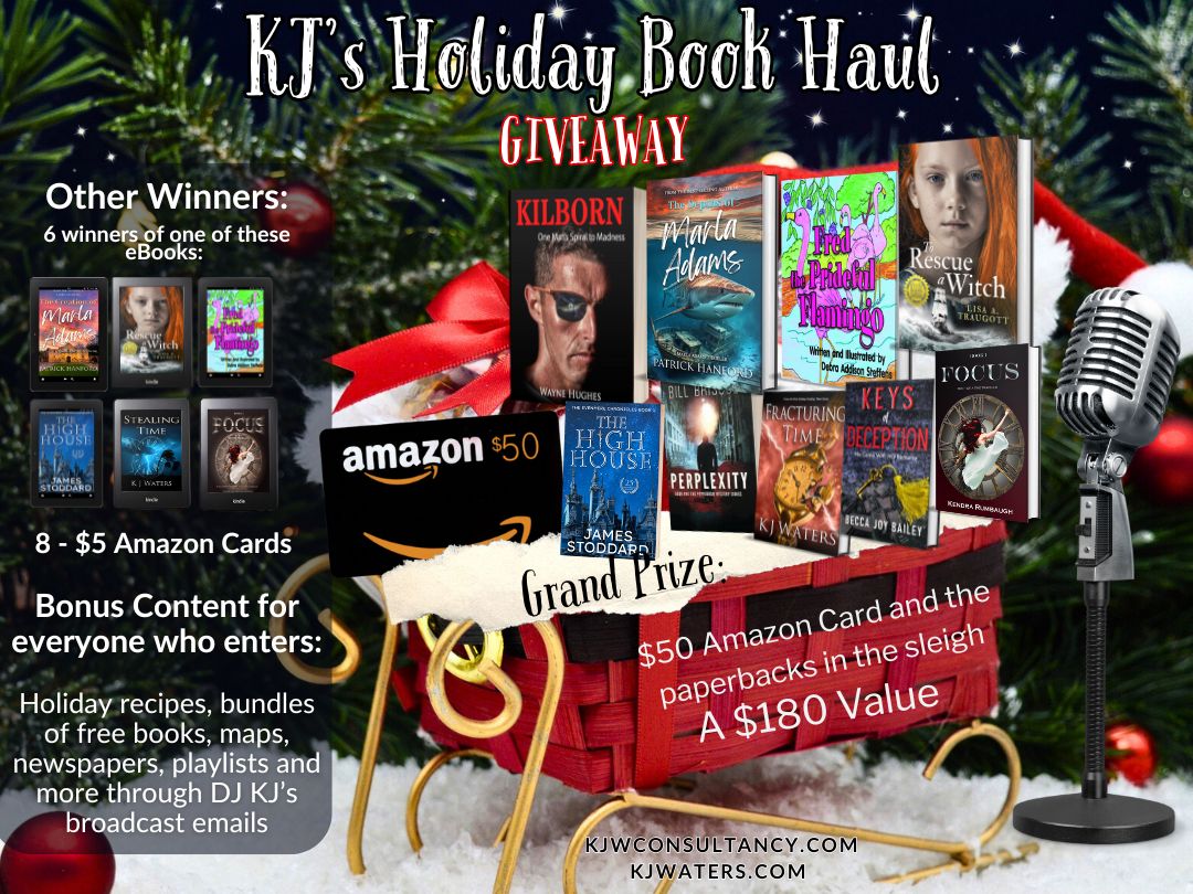KJ's Holiday Book Haul - Author Lisa Traugott | Historical Fiction